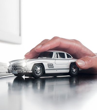 Mercedes Benz 300SL Computer Mouse - Goofts, funny gifts, gags and pranks.